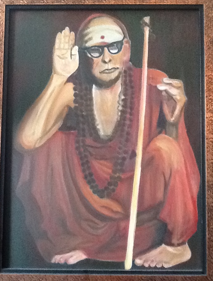 Mahaperiyava drawing by Sneha, NC – Sage of Kanchi