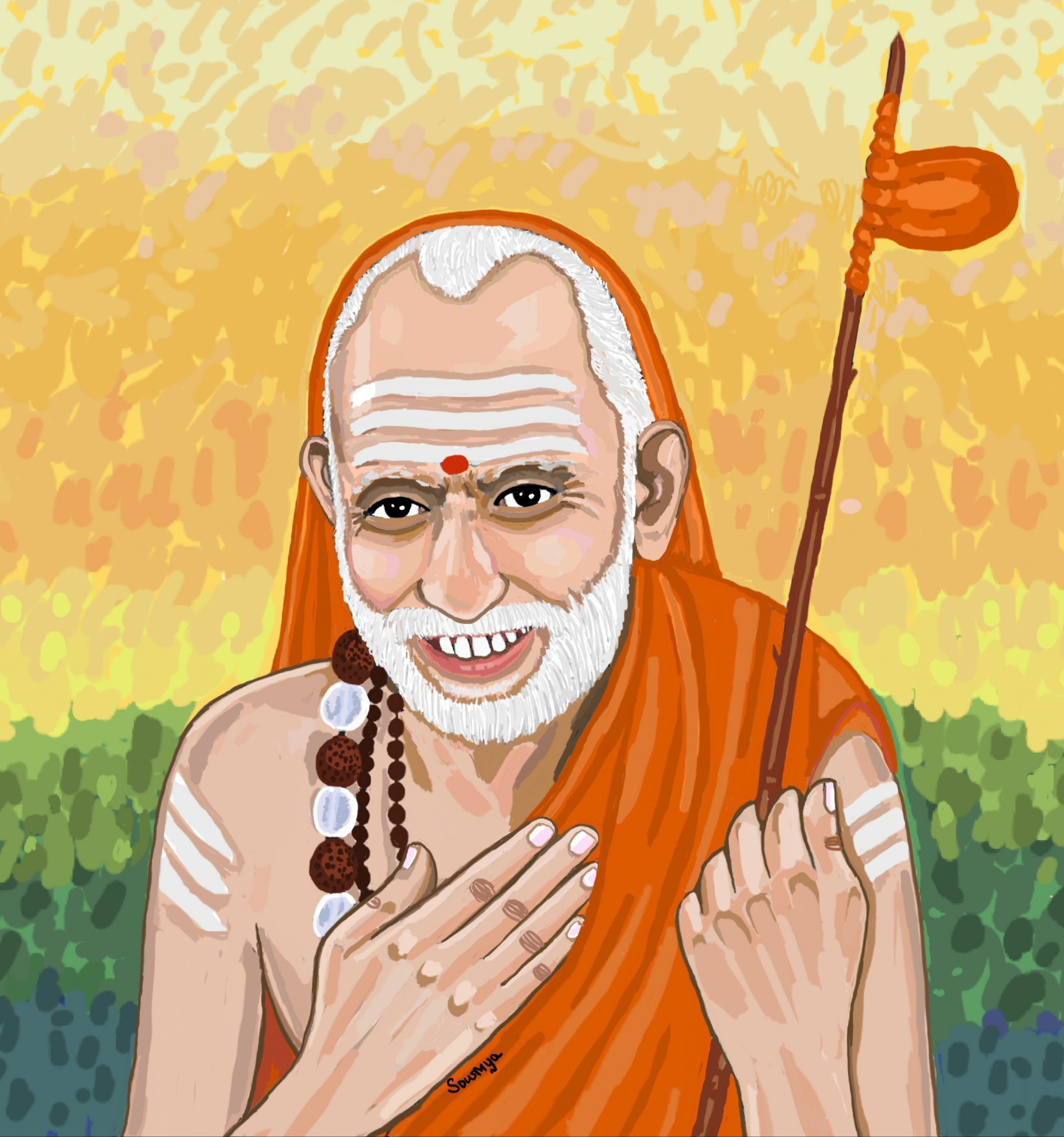 Very rare photos of Mahaperiyava – Sage of Kanchi